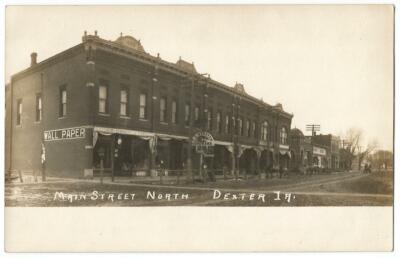 Dexter Iowa IA ~ E.H. Marston Hardware Store RPPC Real Photo Postcard c ...