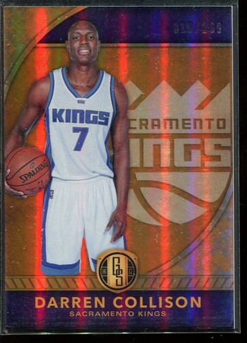 2016-17 Panini Gold Standard Darren Collison #52 Sacramento Kings /269 ...