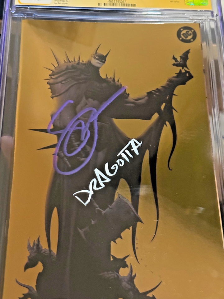 ABSOLUTE BATMAN #1 CGC 9.8 SS SDCC Foil Signed by Nick Dragotta & Scott ...
