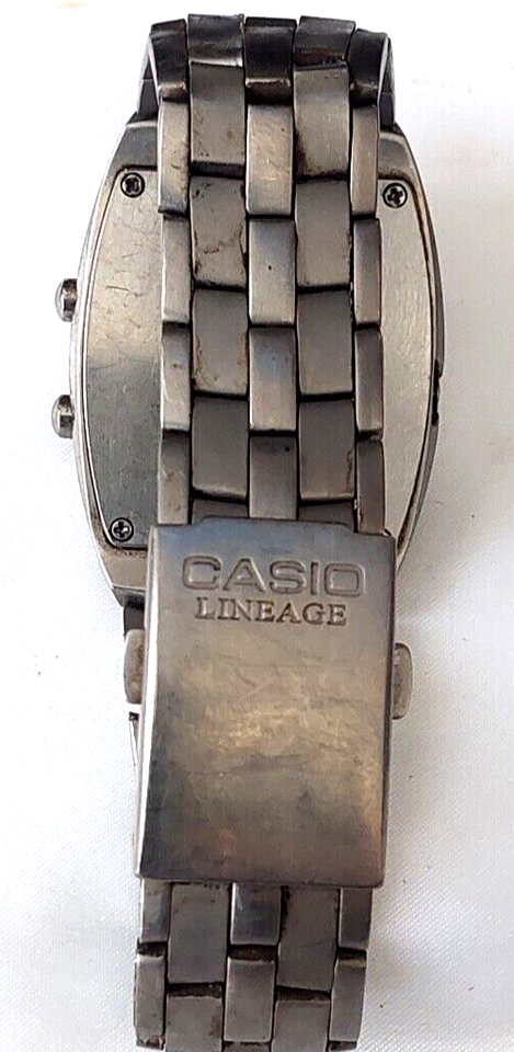 CASIO LINEAGE Titanium 1801 LIN-170 Water resistant men quartz watch | eBay