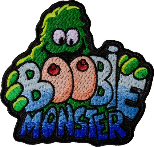 Boobie Monster Funny Iron on Patch - 4x4 inch - P5942 | eBay