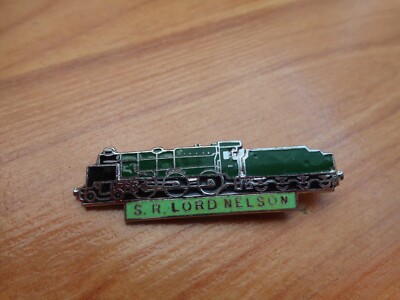 VINTAGE S.R. LORD NELSON RAILWAY ENAMEL TRAIN PIN LAPEL BADGE | eBay