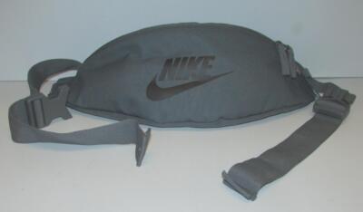 NWOT NIKE GRAY POLYESTER FANNY PACK CROSSBODY TRAVEL BAG FREE US ...