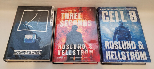 3 Mystery Books by Roslund & Hellstrom...HB, Ewert Grens Series, all ...