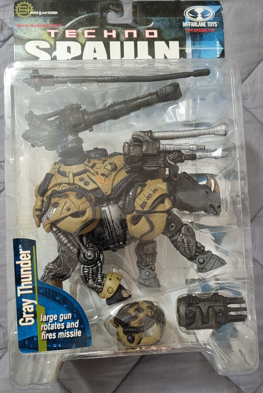 McFarlane Spawn Series 15 Techno Spawn - Gray Thunder NIP | eBay