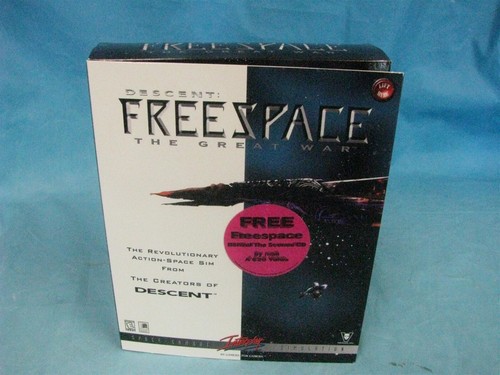 VINTAGE 1998 Descent: FreeSpace The Great War - Big Box (PC CD-ROM ...