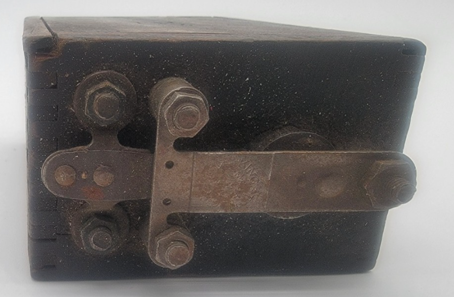 Ford Model T Ignition Coil Battery Wood Dove Tailed Wooden Box- Vintage ...