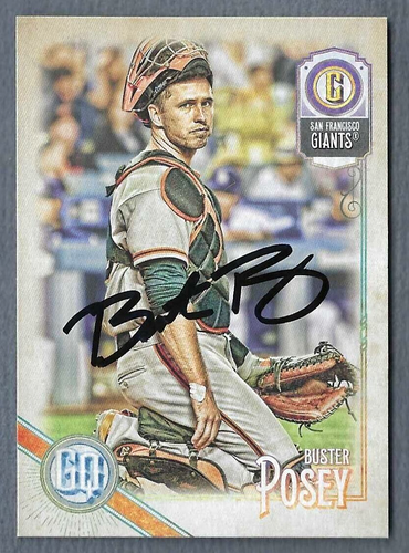 Buster Posey Signed Autograph 2018 Topps Gypsy Queen | eBay
