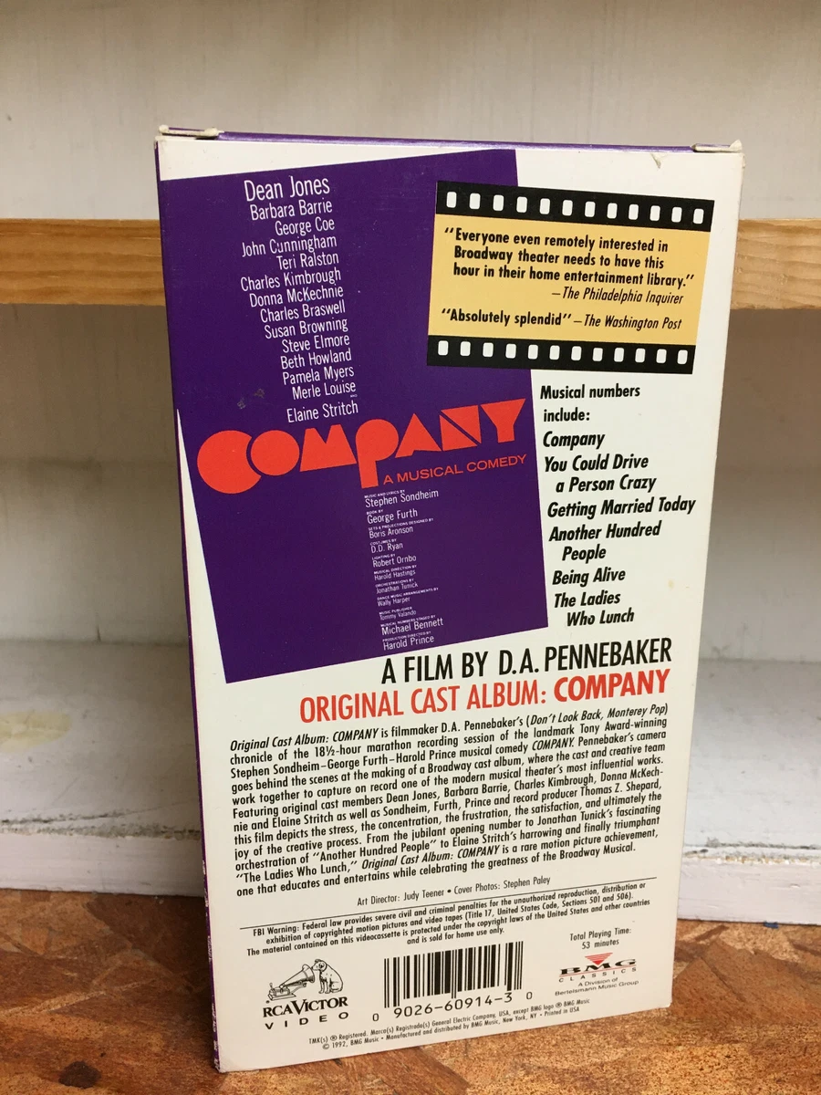 Company Sondheim Original Cast