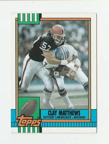 CLAY MATTHEWS 1990 Topps #172 CLEVELAND BROWNS Football Card | eBay
