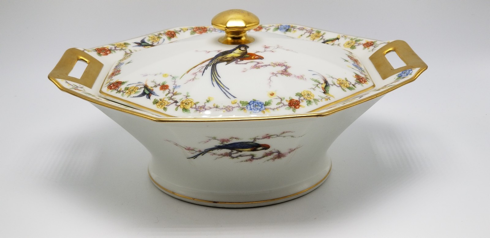 Haviland "Acadia" Round (Octagon) Covered Vegetable | eBay