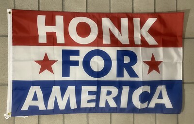 Honk For Freedom Flag FREE USA SHIP Independence Day Save America Beer ...