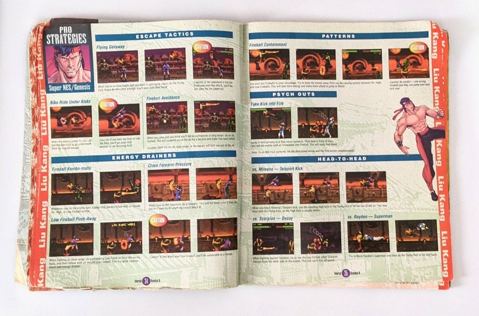 Mortal Kombat II Official Player Guide~Jim Fink Matt Taylor Graham ...