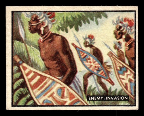 1950 Topps Bring Em Back Alive #11 Enemy Invasion EX | eBay