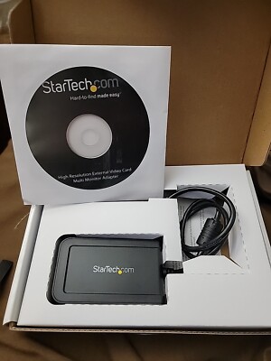 STARTECH USB TO VGA EXTERNAL VIDEO CARD MULTI MONITOR 1920×1200 | eBay