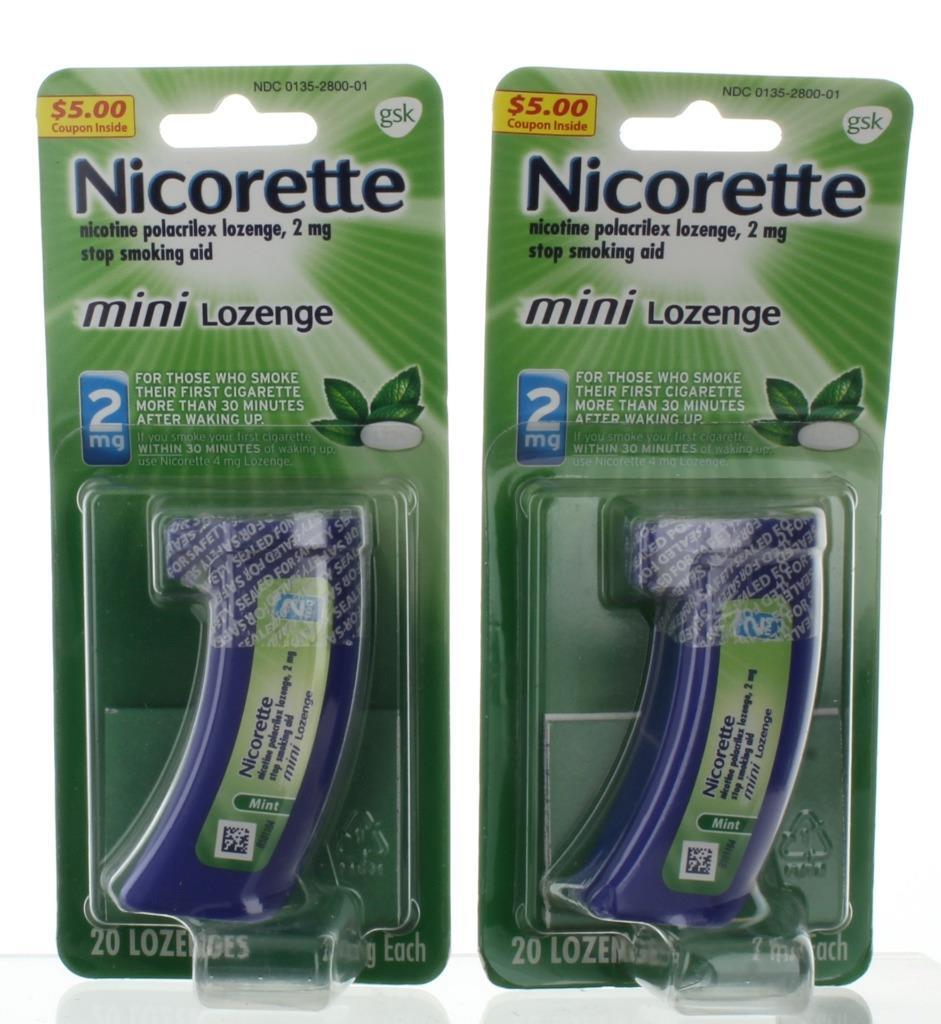 Nicorette 4mg Nicotine Mini Lozenge - Mint, Pack of 81 for sale online ...