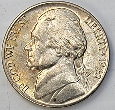 1943-D Jefferson Wartime Nickel - Type 2 Business Strike - Gem BU ...