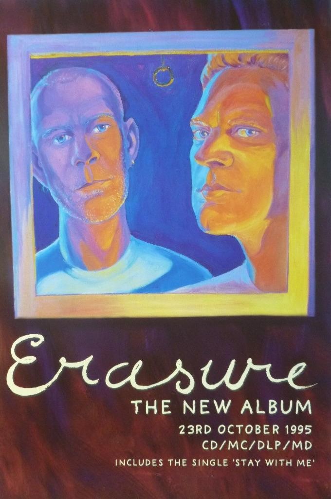 Erasure : Erasure Original 1995 English album promo poster | eBay