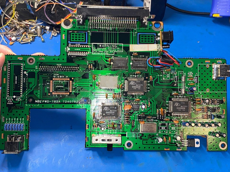 Ultimate NEC TurboGrafx 16 RGB THS7374 Console Service Full Recap ...