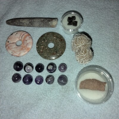 Collectible Mixed Lot of Specimens Rocks Crystals Minerals Fossils | eBay