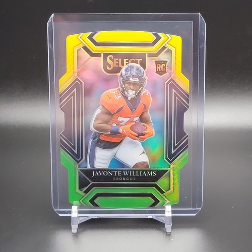 2021 Select JAVONTE WILLIAMS #257 CLUB Level GREEN & YELLOW PRIZM SSP ...