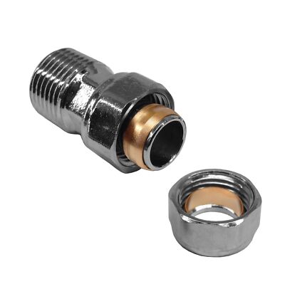 Myson TRV Accessory Kit : 1 x Radiator Tail, 2 x 15mm Compression Nuts ...