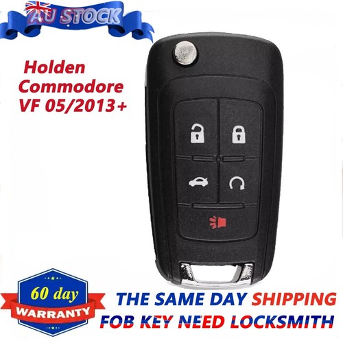 Suits For HOLDEN COMMODORE VF 5Button Remote Flip Key Blank Shell Case ...