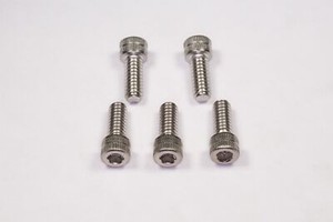 Lot of 5 MS16995-49 MIL Socket Head Cap Screw 1/4-20 x 5/8" Stainless ...