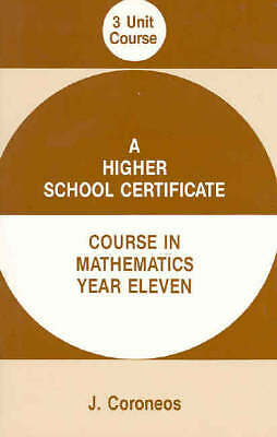 Year 11 Mathematics Textbook / Year 11 3 Unit Mathematics Course | eBay ...