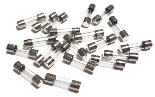 SET OF 20 SOCTSC 125V 6.3A 125V 6.3A SOC TSC 5mm x 20mm SLOW BLOW FUSES ...