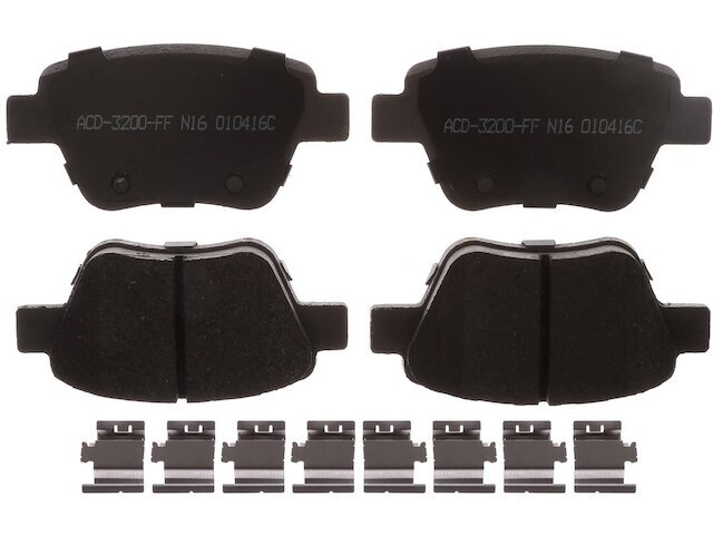 For 2009-2013 Audi A3 Brake Pad Set Rear AC Delco 14618HWRQ 2010 2011 ...
