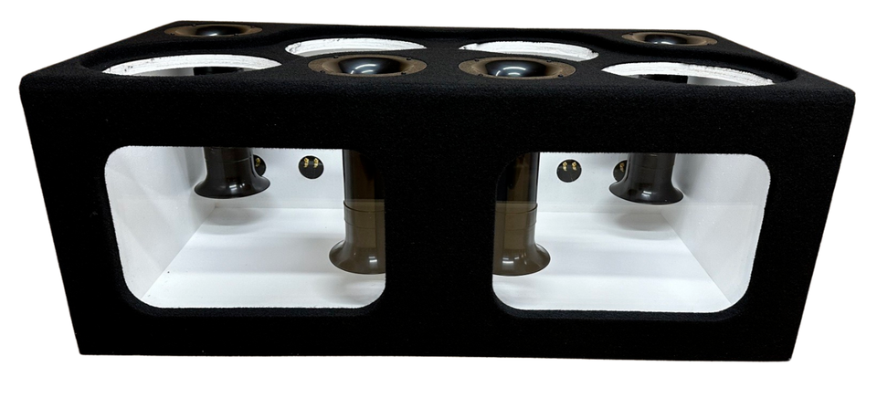 Custom Ported Sub Box Enclosure for 4 10" Subs ~ ACRYLIC PLEXIGLASS ...