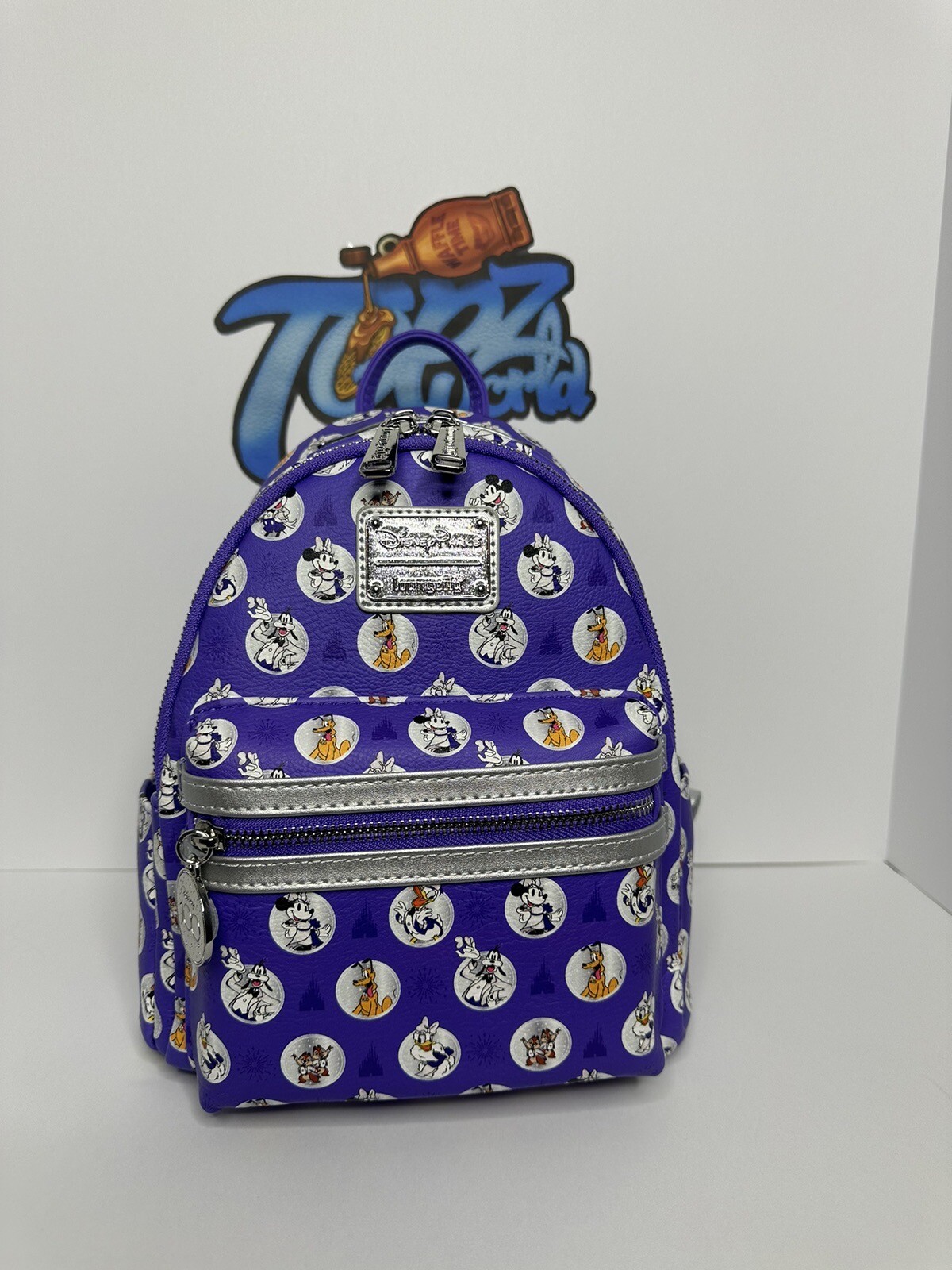 Disney Parks Loungefly 100th Mickey Backpack Platinum Celebration ...