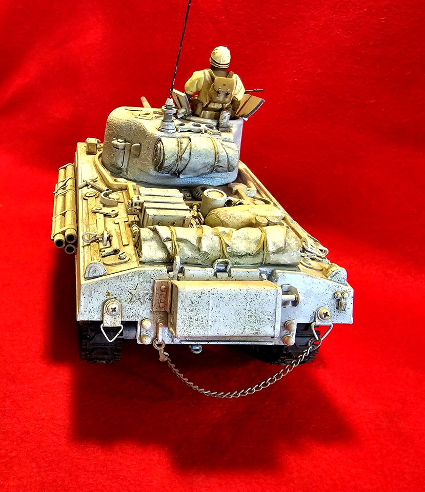 Customized 21st Century Toys 1:18 WWII Sherman Tank W/ Commander | eBay