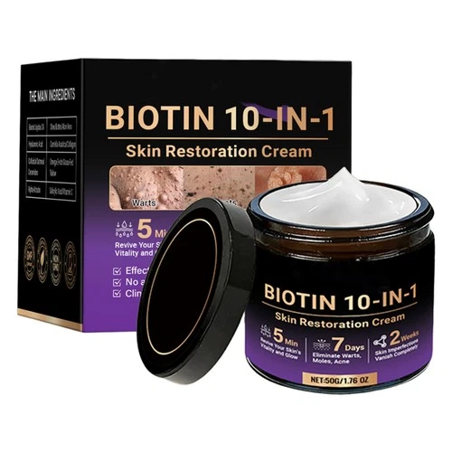 2pack Evolvion Biotin 10-in-1 Skin Restoration Cream Professional Skin ...