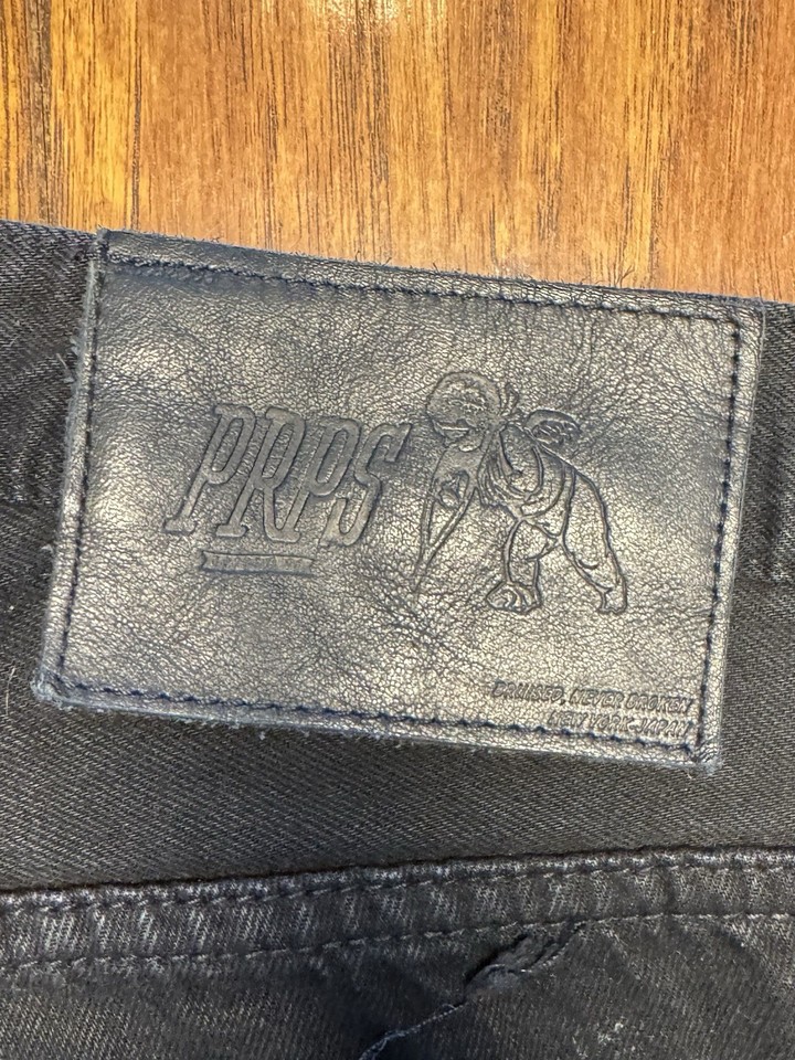 PRPS Men’s Black Denim Style E75P54X Ripped Jeans Size 34/32 | eBay