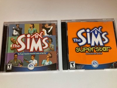 The Sims PC-CD ROM + Superstar Expansion PC Game Lot EA Windows ...