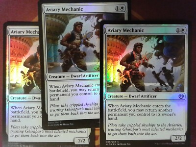 3x Foil Aviary Mechanic - Aether Revolt - Magic the Gathering Mtg ...