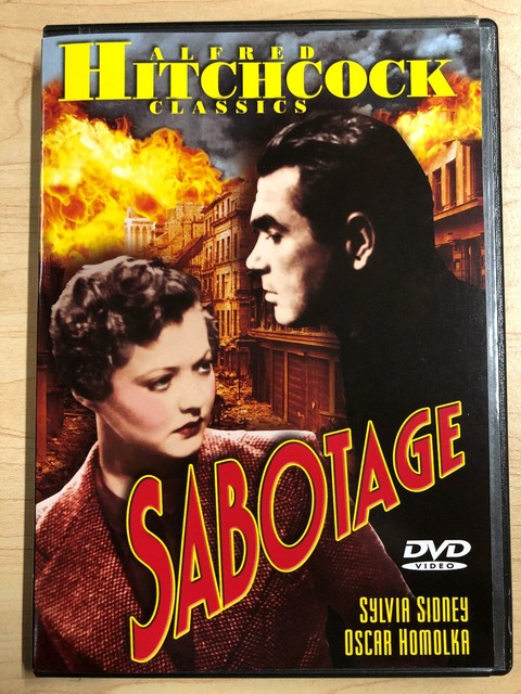 Sabotage (DVD, 1936, Alfred Hitchcock) - G0308 | eBay
