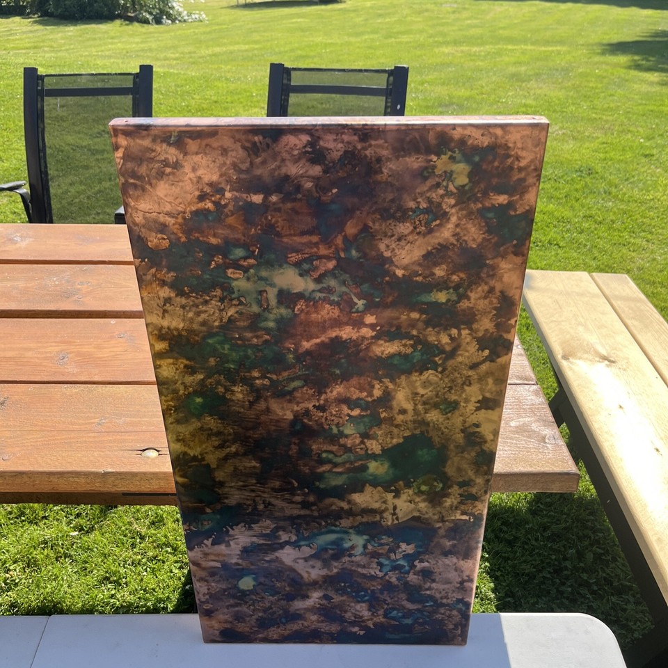 Fabulous Vertical Distressed Copper Designer Radiator 405/805mm 1000btu ...