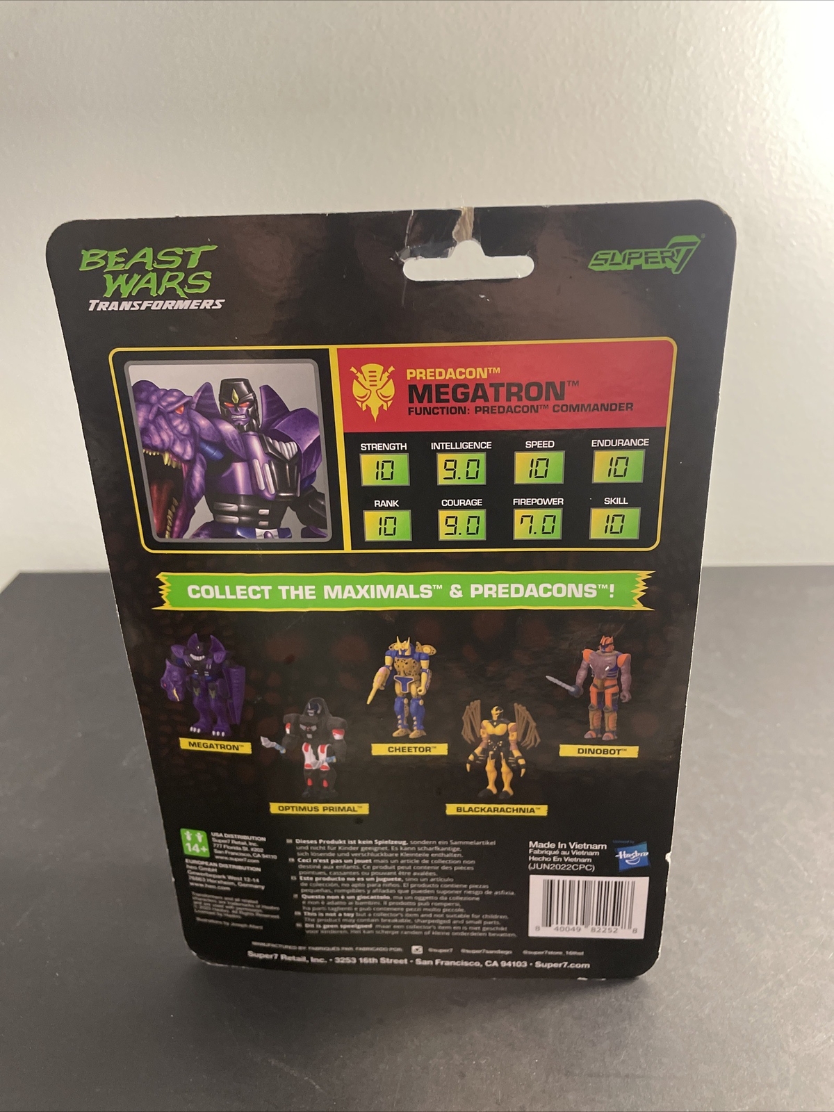 Super7 - Transformers Beast Wars Megatron Hyper Steel Variant ...