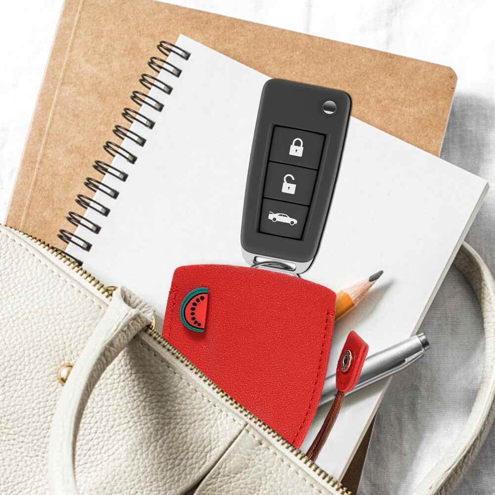 AU Cartoon Key Wallets PU Leather Key Wallets Housekeeper Soft Funny ...