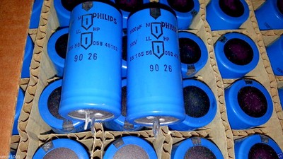 2pcs NOS 1500UF 100V 105C PHILIPS 058 105C LOW ESR HI END CAPACITORS ...