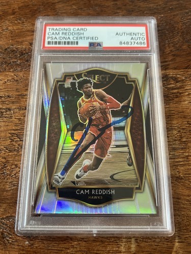 Cam Reddish IP Signed Panini Select Card Psa Dna Coa Slab Autographed ...