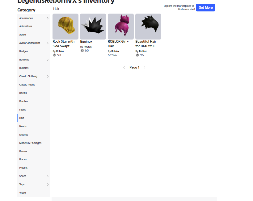 ROBLOX + 30+ OFFSALES + 2010 OG JOIN DATE + OG RARES OFFSALES + RARE ...