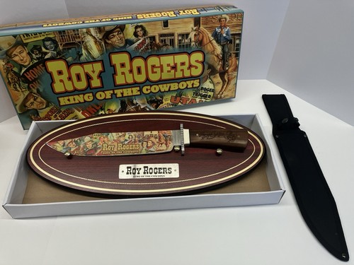 Roy Rogers “King of the Cowboys” knife RR1883 Knife, Plaque, Sheath ...