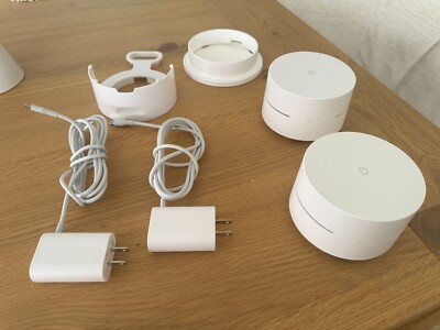 Google Wifi 2pack w Wall mounts AC1304 | eBay