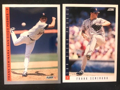 MLB - Frank Seminara 1993 Fleer & 1993 Score Baseball - Padres | eBay