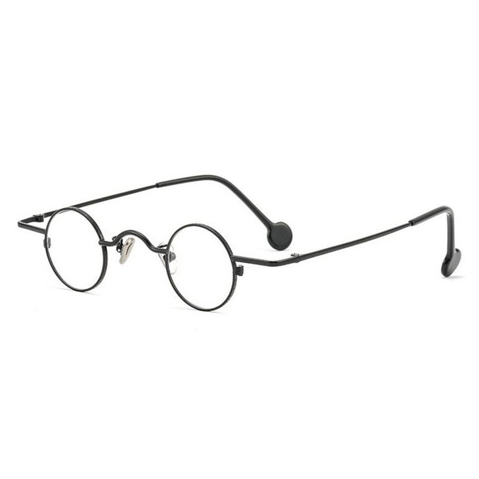 Small Round Retro Reading Glasses Metal Glasses Frame Rx-able Mens ...