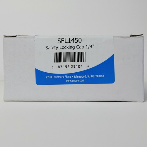Supco SFL1450 TradeFox Access Valve Safety Locking Caps 1/4" Set of 50 ...